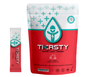 Home - Thersty Hydration Solutions - Work - Mix - Drink